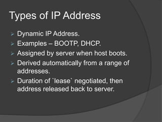 Ip address presentation | PPTX