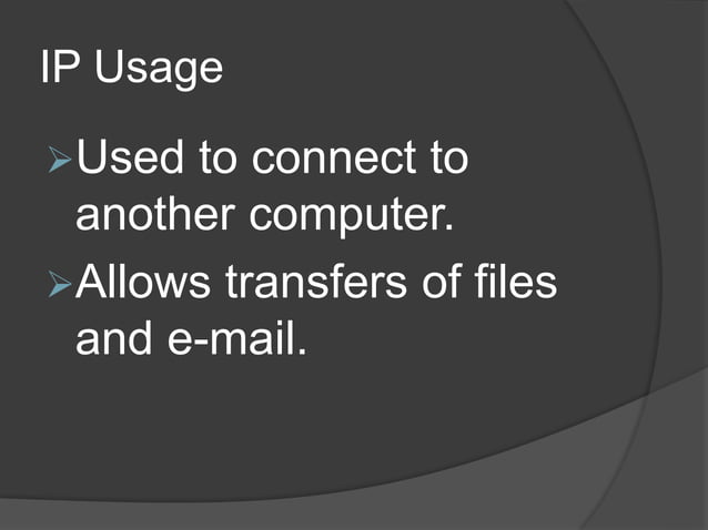 Ip address presentation | PPTX