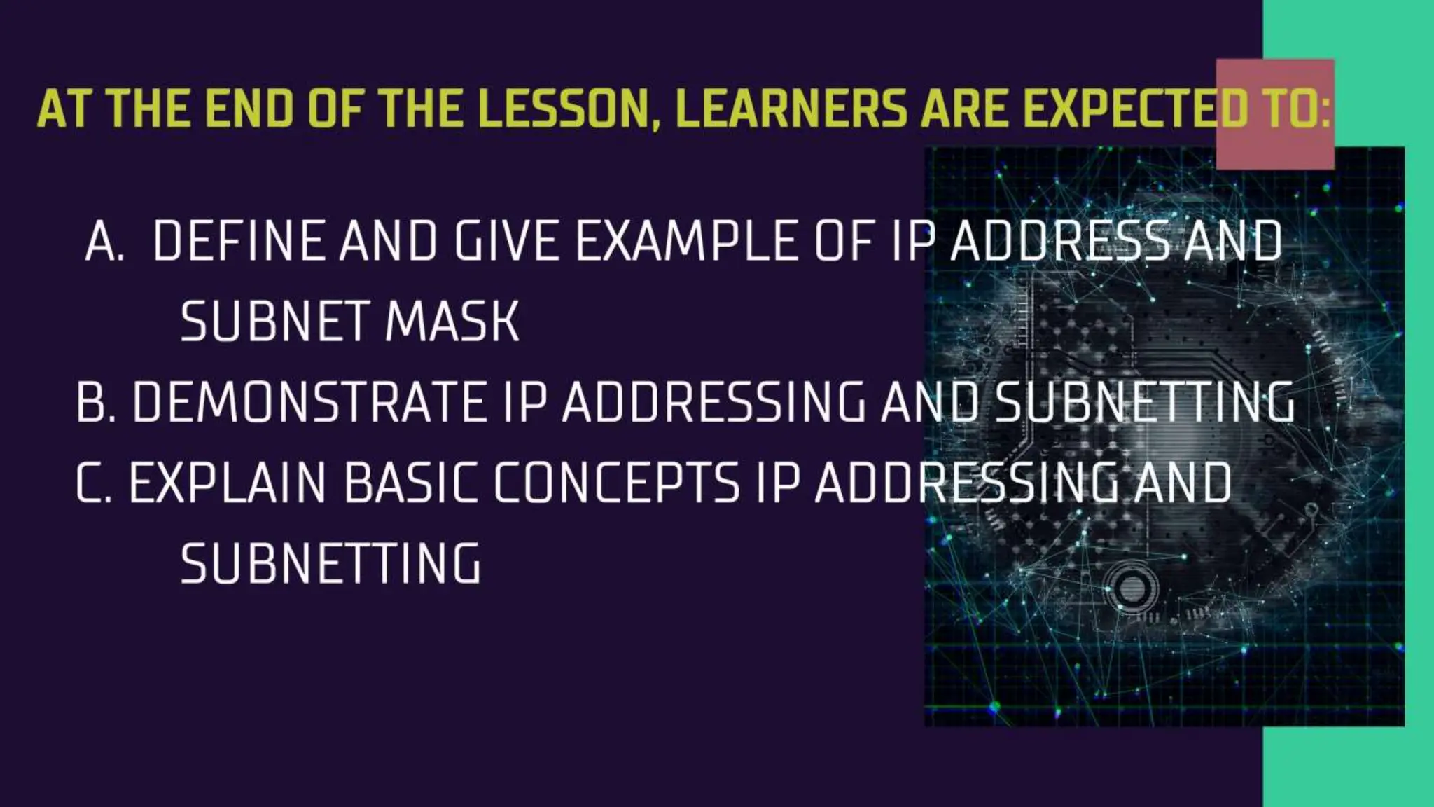 IP address powerpoint presentation...... | PPT