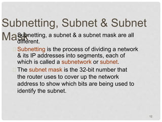 iP Address , | PPTX