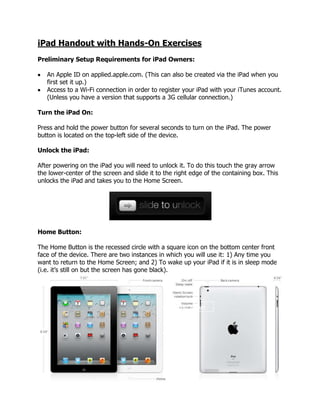 iPad handout | DOCX