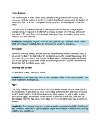 iPad handout | DOCX