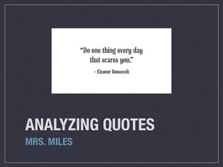 Analyze This Quotes