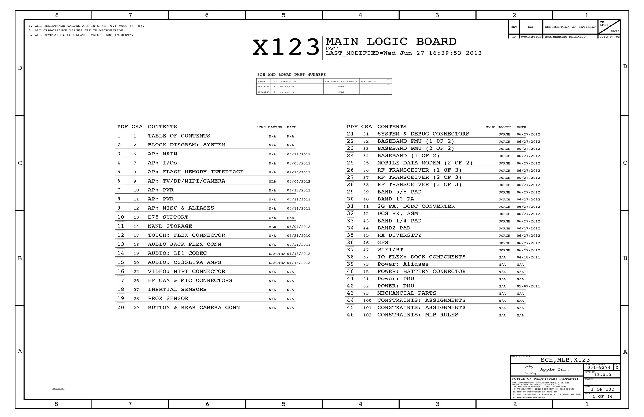 iPad mini 1 schematic | PDF