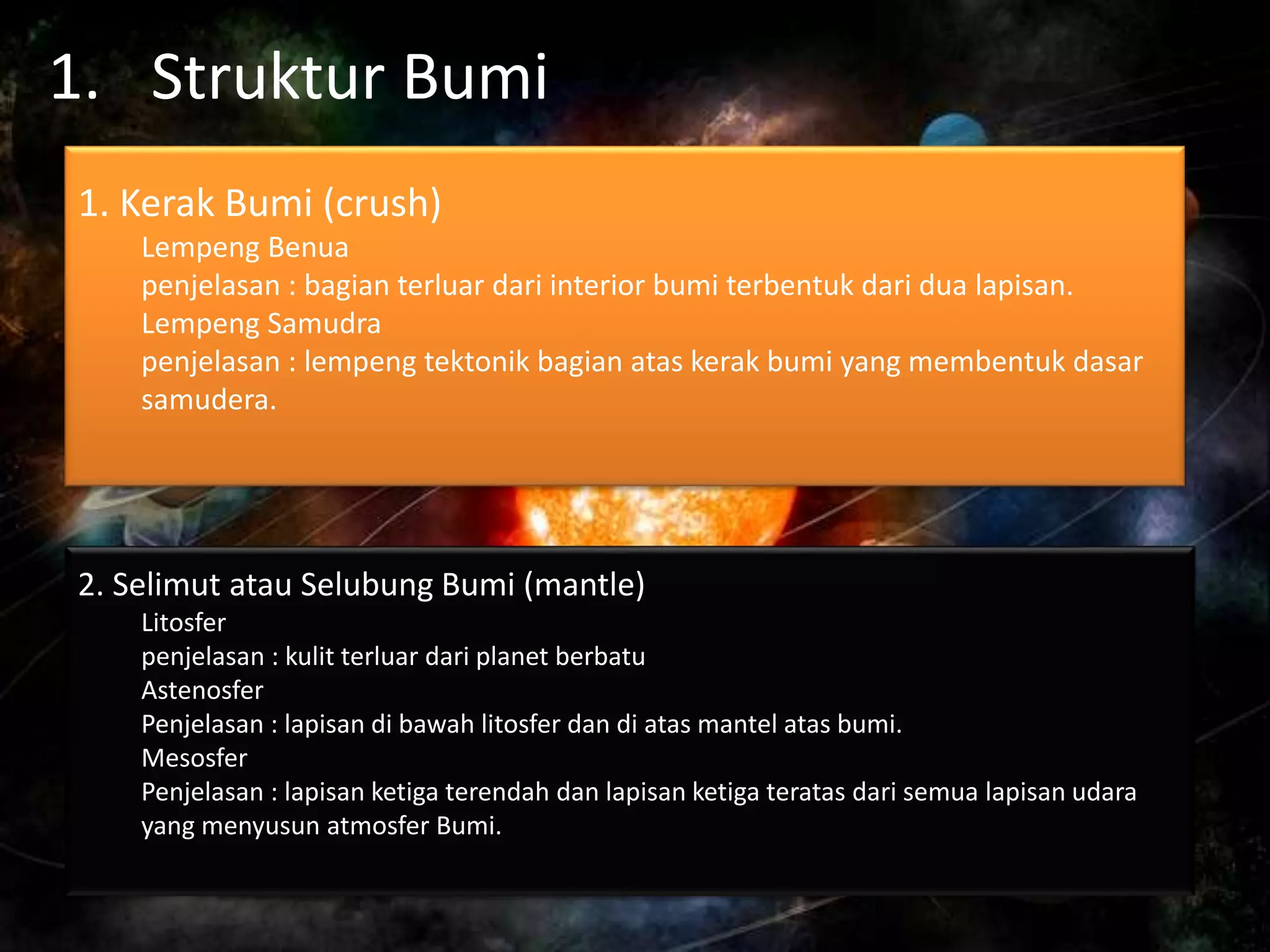 Tata Surya dan kehidupan di bumi | PPTX