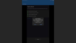 iOS/iPad OS Intune MDM Enrollment | PPTX