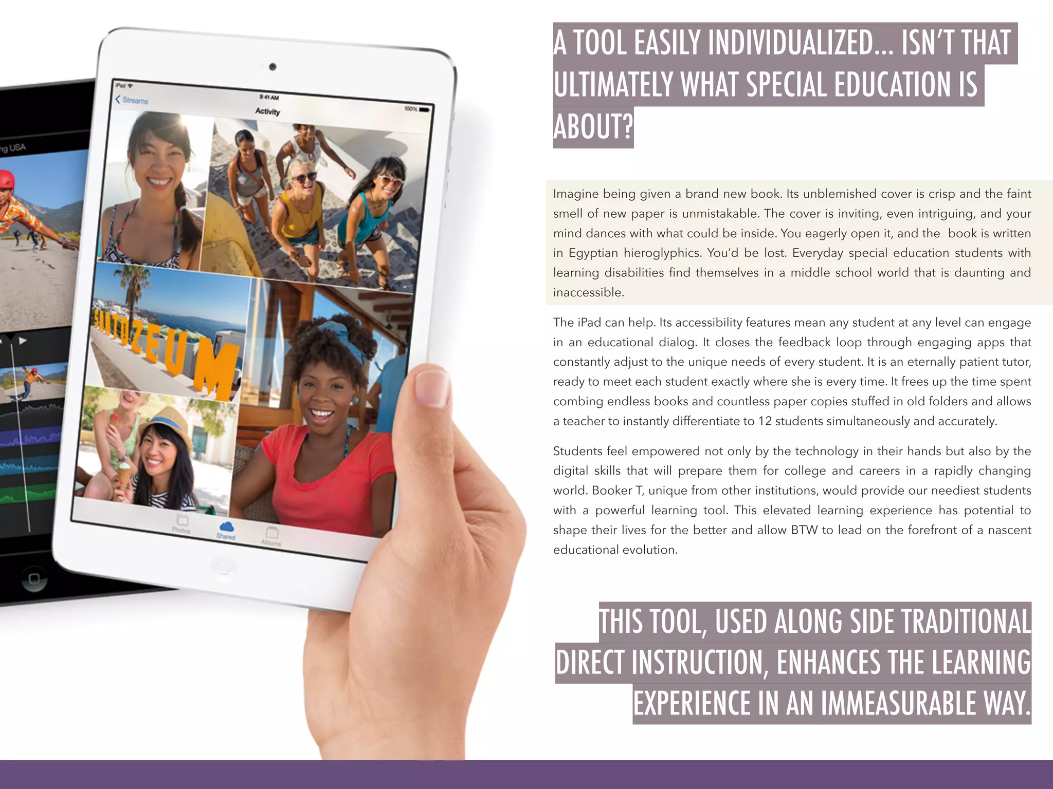 Special Education iPad Program Donation Request | PDF | Tablets and E ...