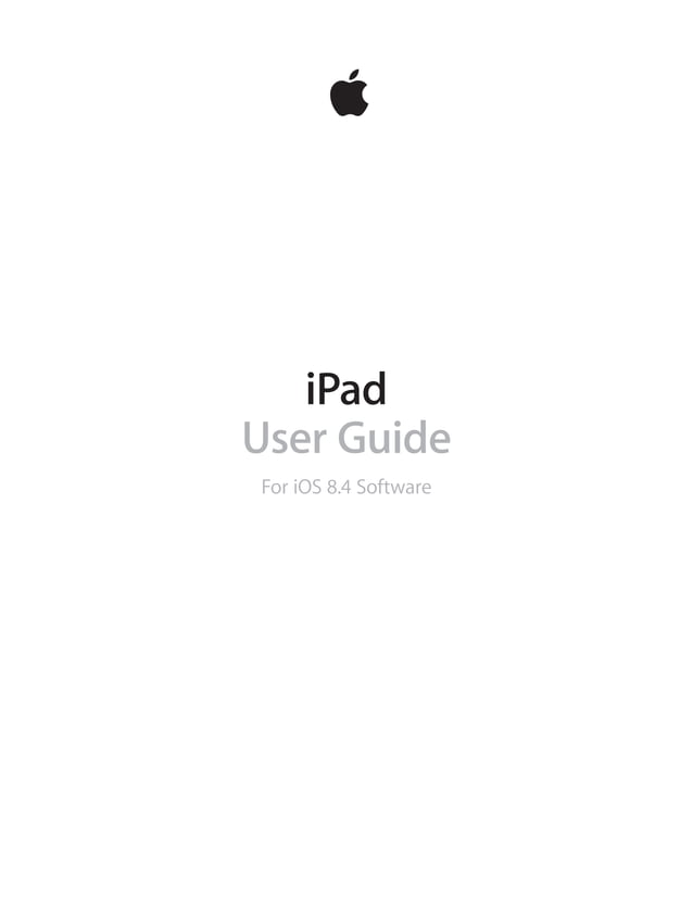 iPad Pro Manual | PDF