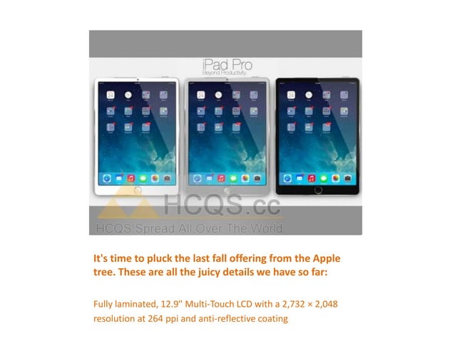 HCQS | Ipad pro teardown | PPTX | Computer Peripherals | Computing