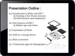 iPads and Photography | PPSX