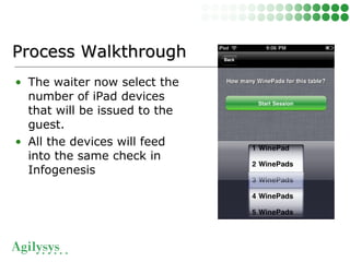 Ipad Self Service from Agilysys | PPT