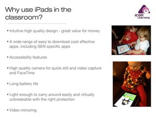iPads in an inclusive classroom - Icon Learning | PPT