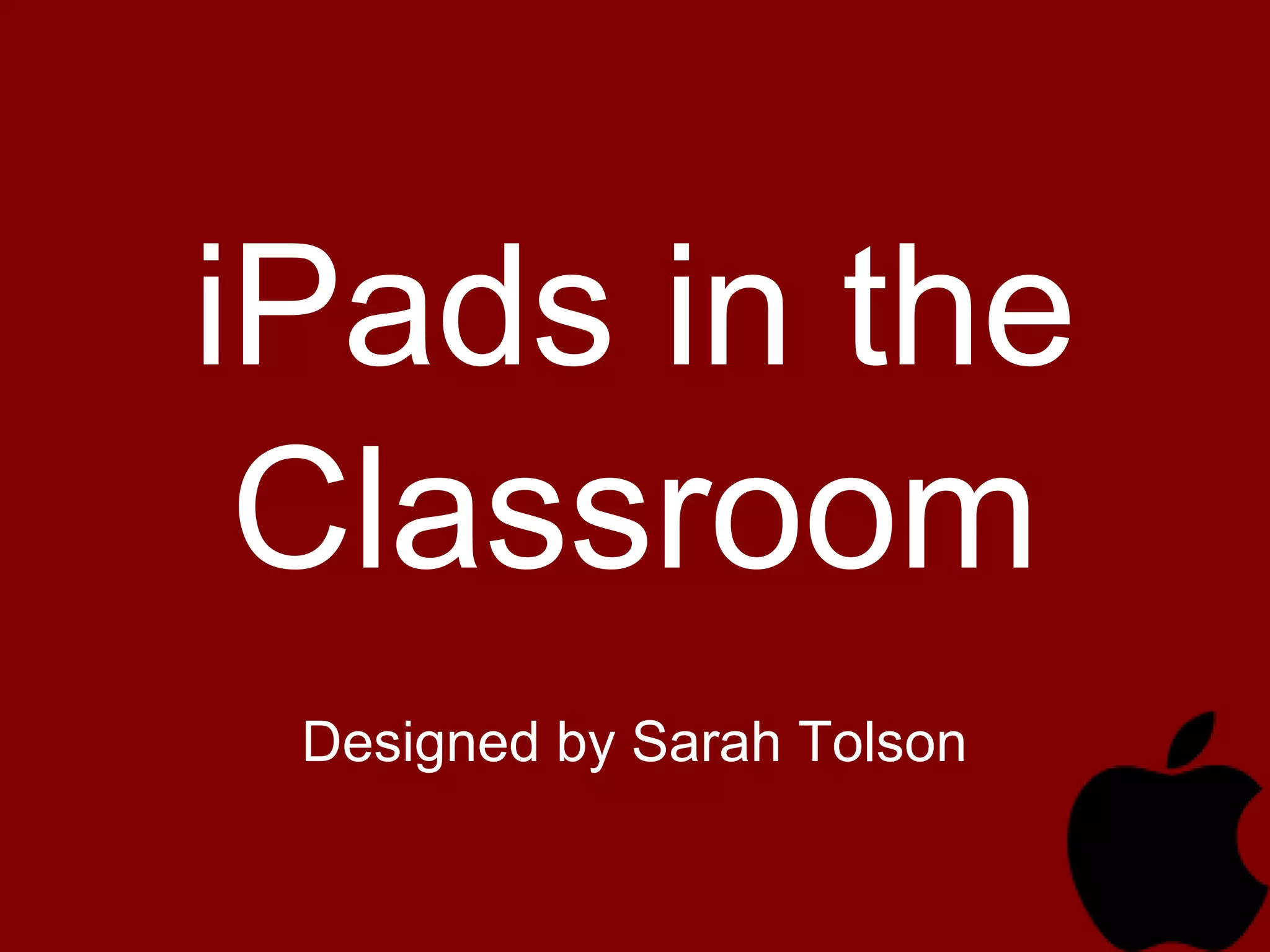 iPads in the Classroom | PPT