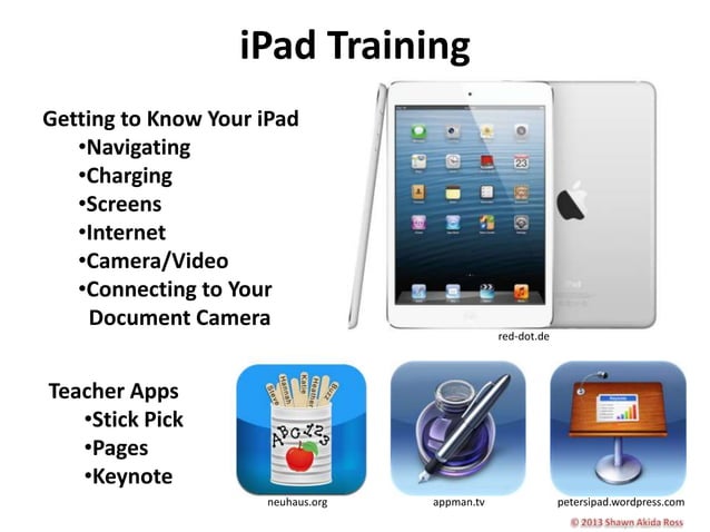 iPad Training Presentation - ET5063 | PPT
