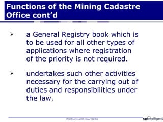 Mining rights, acquisitions and investment opportunities in Mining in ...