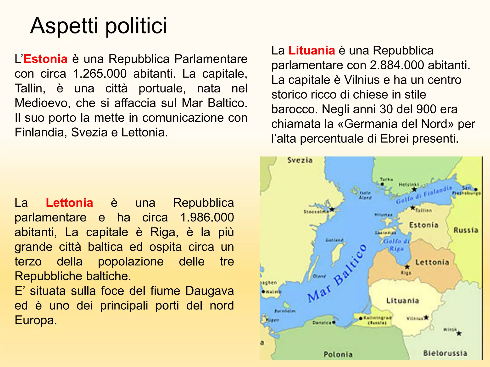 I paesi baltici | PPT