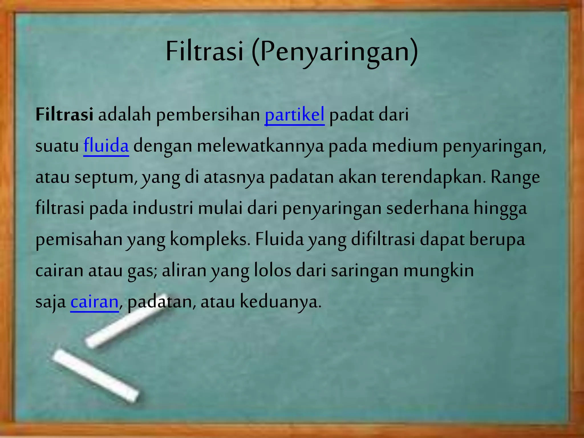 IPA kelas 7 Filtrasi | PPTX