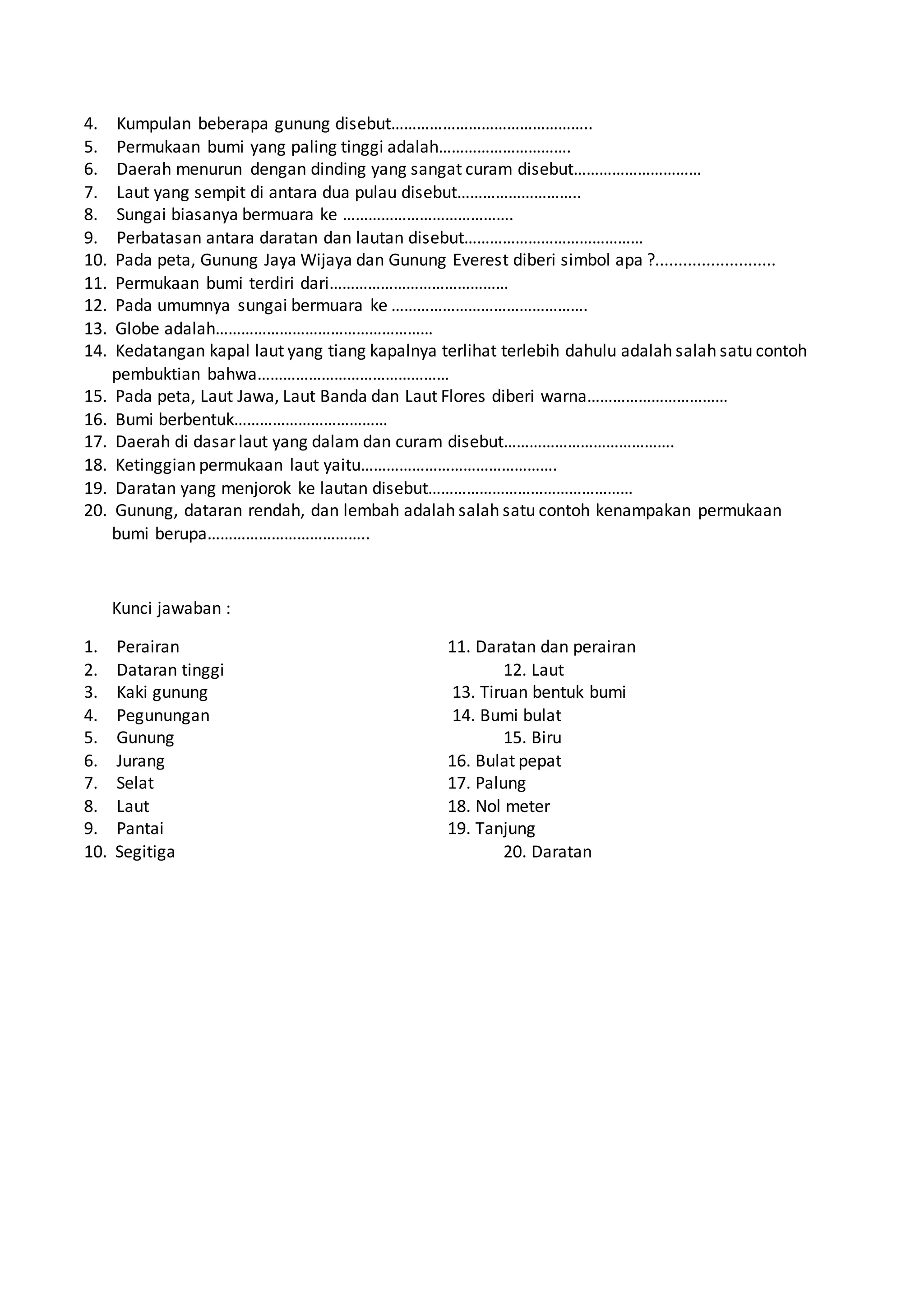 Ipa kelas 3 semester 1 | DOCX