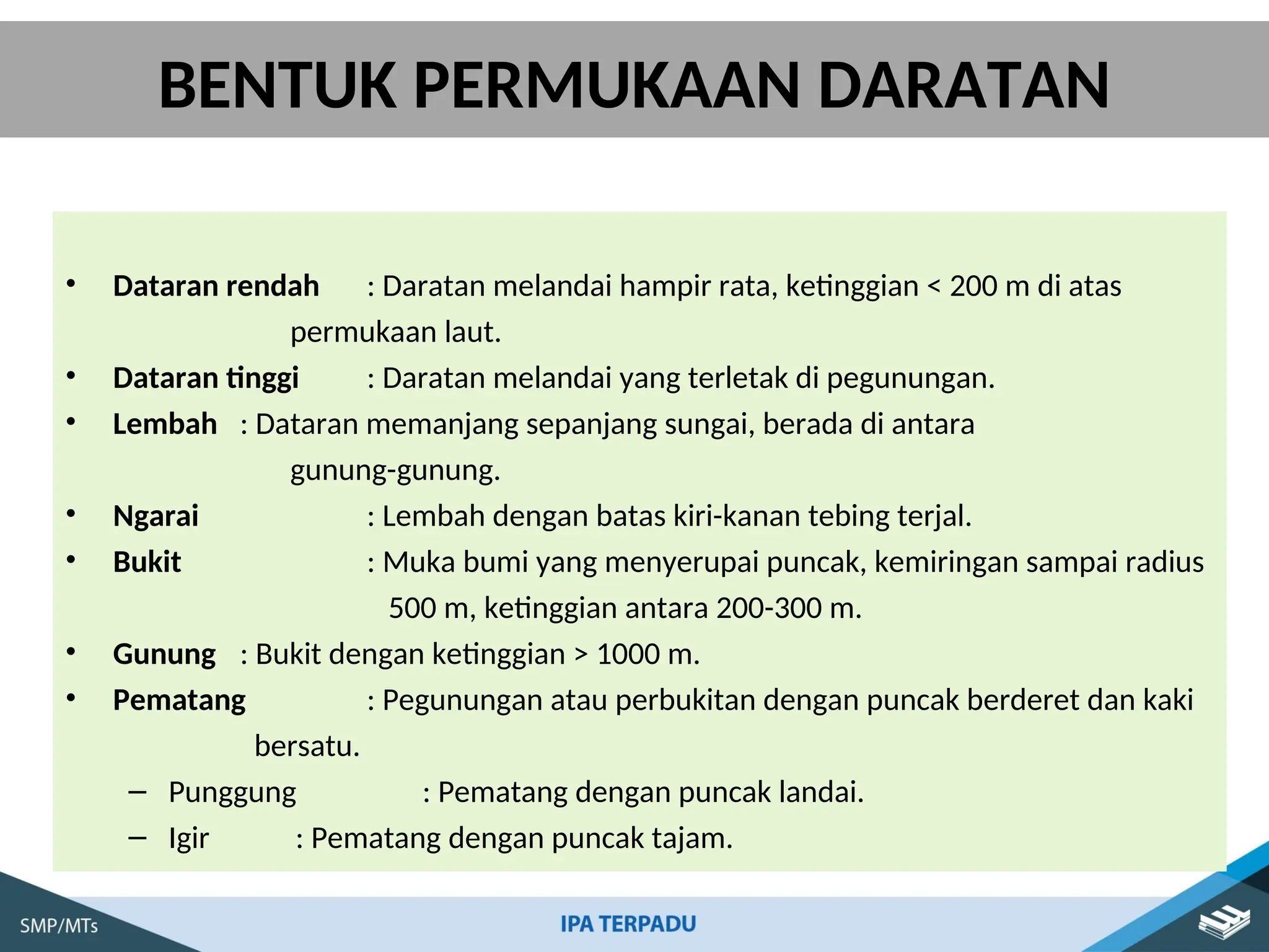 IPA Kelas 7 Bab 10 Struktur Bumi dan penjelasan lengkap | PPT