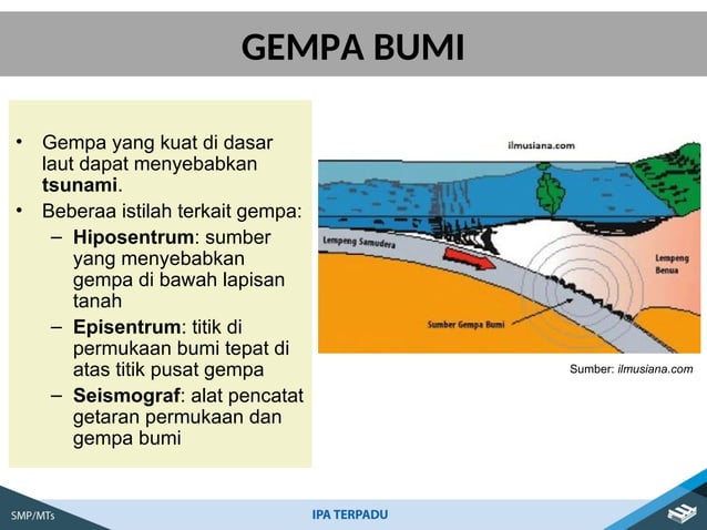IPA Kelas 7 Bab 10 Struktur Bumi dan penjelasan lengkap | PPT