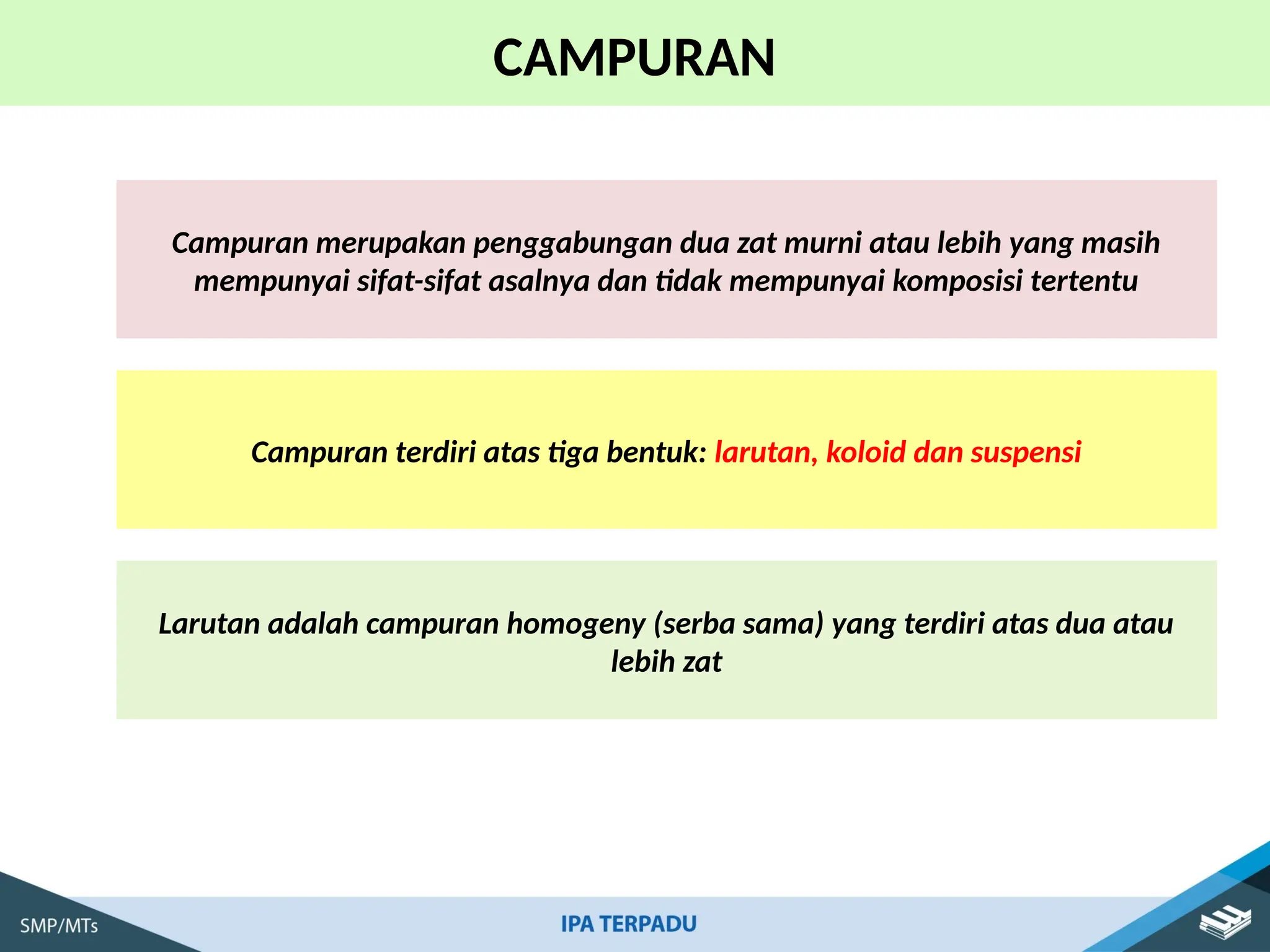 IPA Kelas 7 Bab 2 Zat, Wujud Zat, dan Perubahannya.pptx