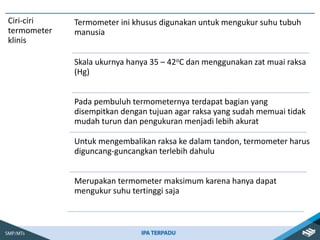 IPA Kelas 7 Bab 3 Suhu, Pemuaian, dan Kalor.pptx