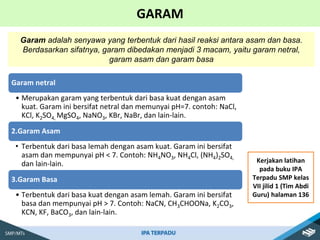 IPA Kelas 7 Bab 3 Zat, Wujud Zat, dan Perubahannya.pptx