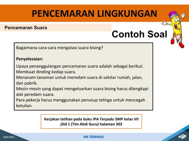 IPA Kelas 7 Bab 8 Pencemaran Lingkungan.pptx