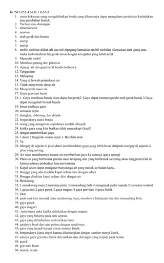 Ipa kelas iv sem 2 | DOC