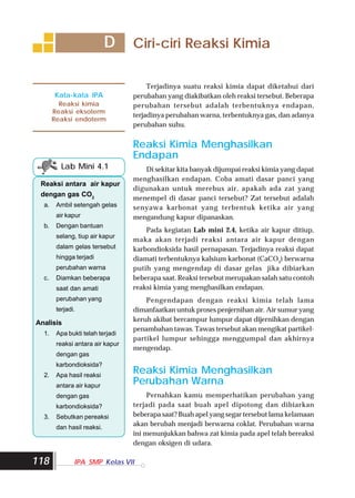 Ipa kls 7 bab 4 perubahan zat | PDF