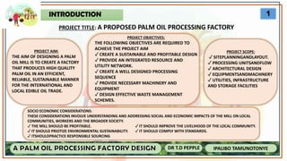 PALM AND CRUDE OIL MILL FACTORY DESIGN RESEARCH | PDF