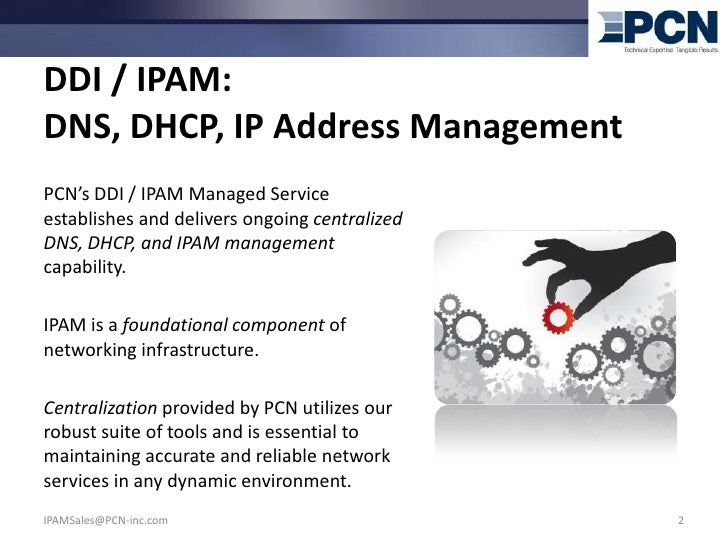 Pcn Managed Services Dns Dhcp Ip Address Management