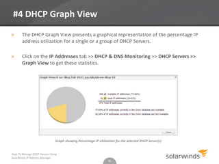 How-To: Manage DHCP Servers with SolarWinds IP Address Manager | PPT