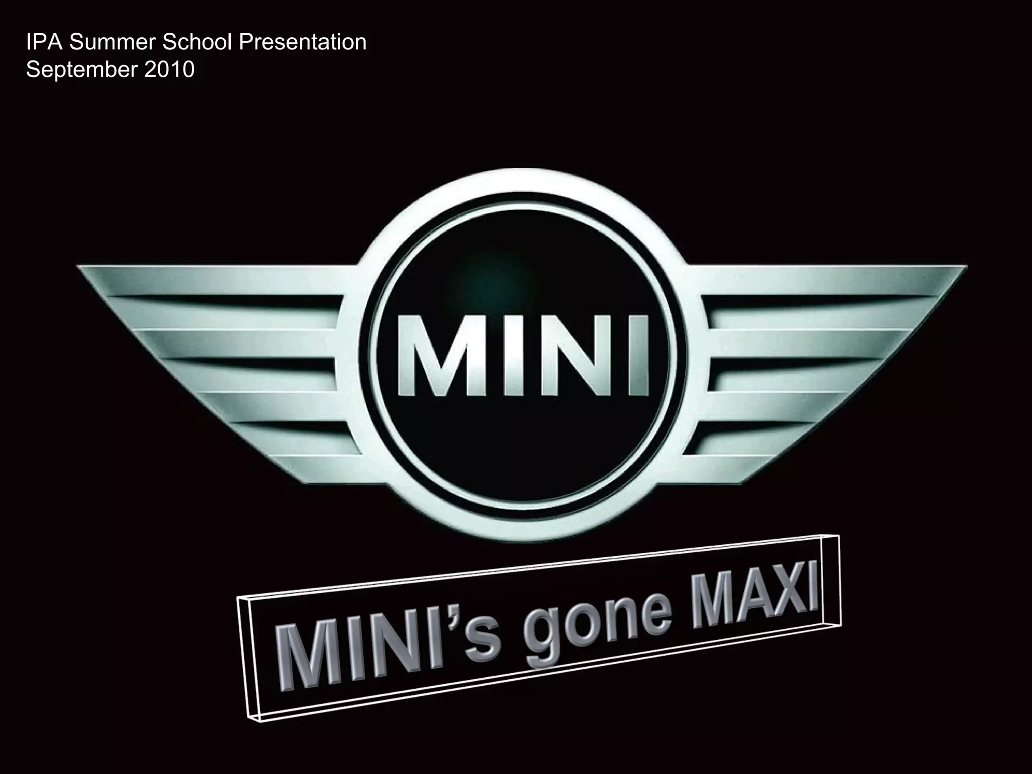 Ipa Mini Countryman Presentation | PPT