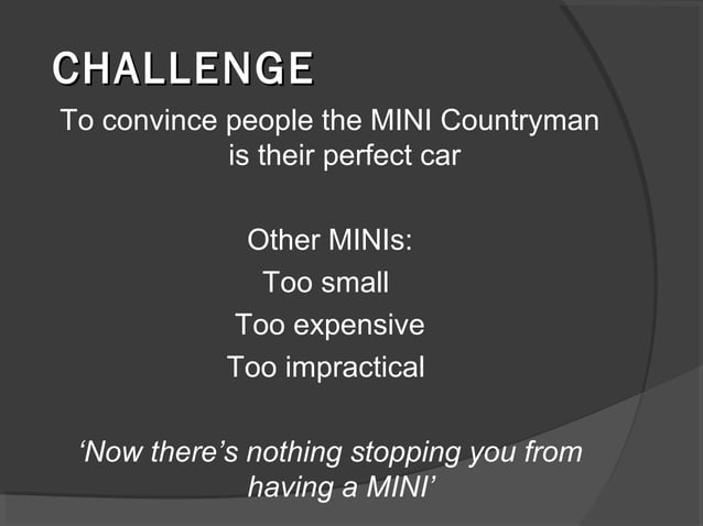 Ipa Mini Countryman Presentation | PPT