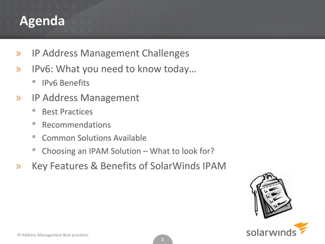 IP Address Management Best Practices | PPT | Computer Networking | Computing