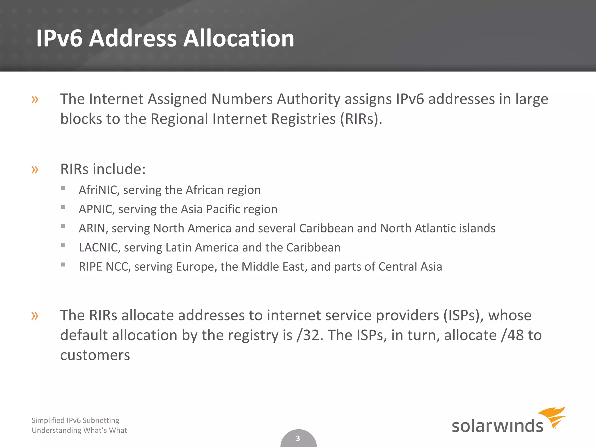 Simplified IPv6 Subnetting. Understanding What’s What. | PPT | Computer ...