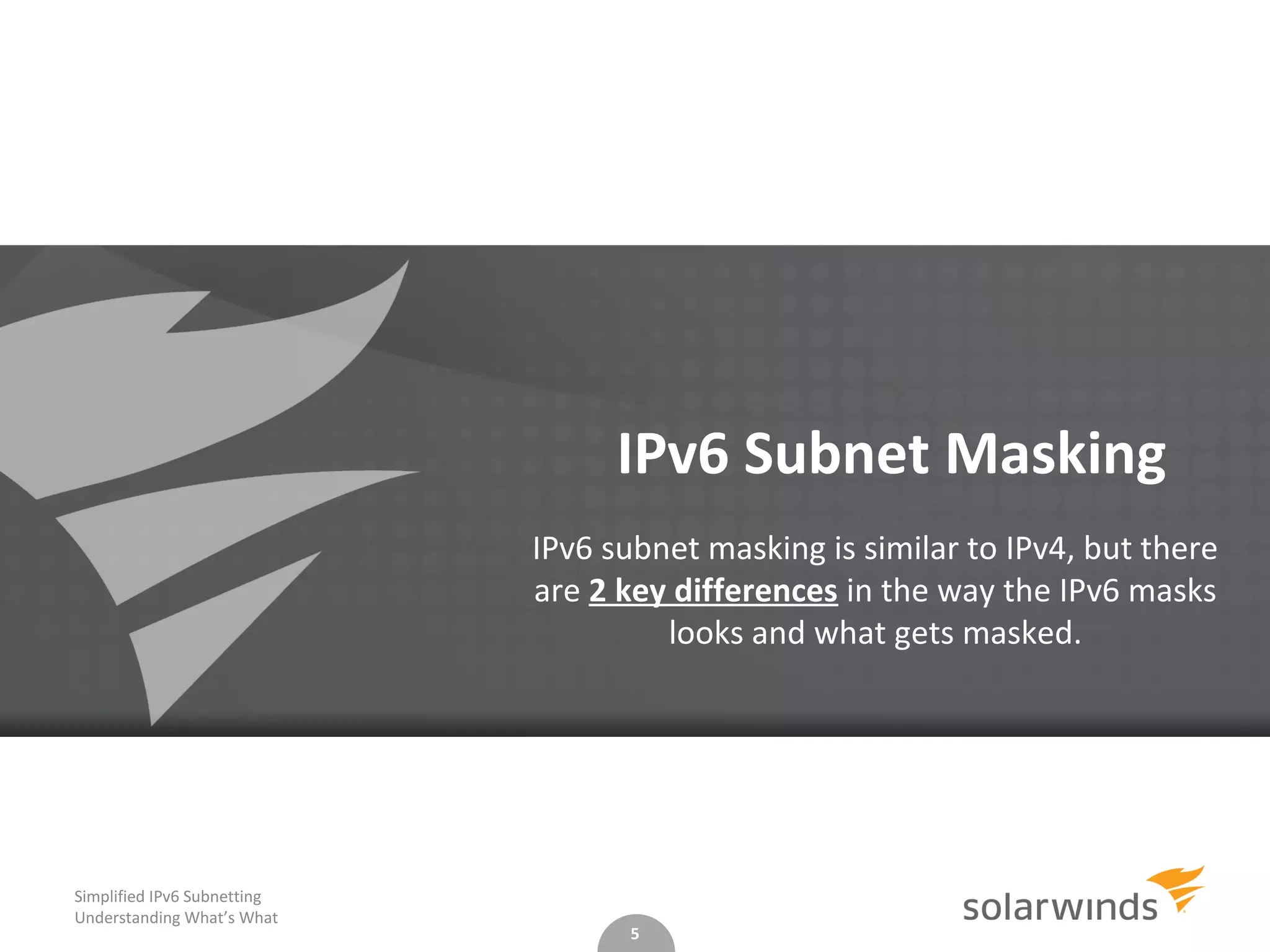Simplified Ipv6 Subnetting Understanding Whats What Ppt