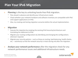 Simplified IPv6 Subnetting. Understanding What’s What. | PPT