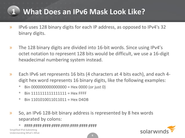Simplified IPv6 Subnetting. Understanding What’s What. | PPT | Computer Networking | Computing