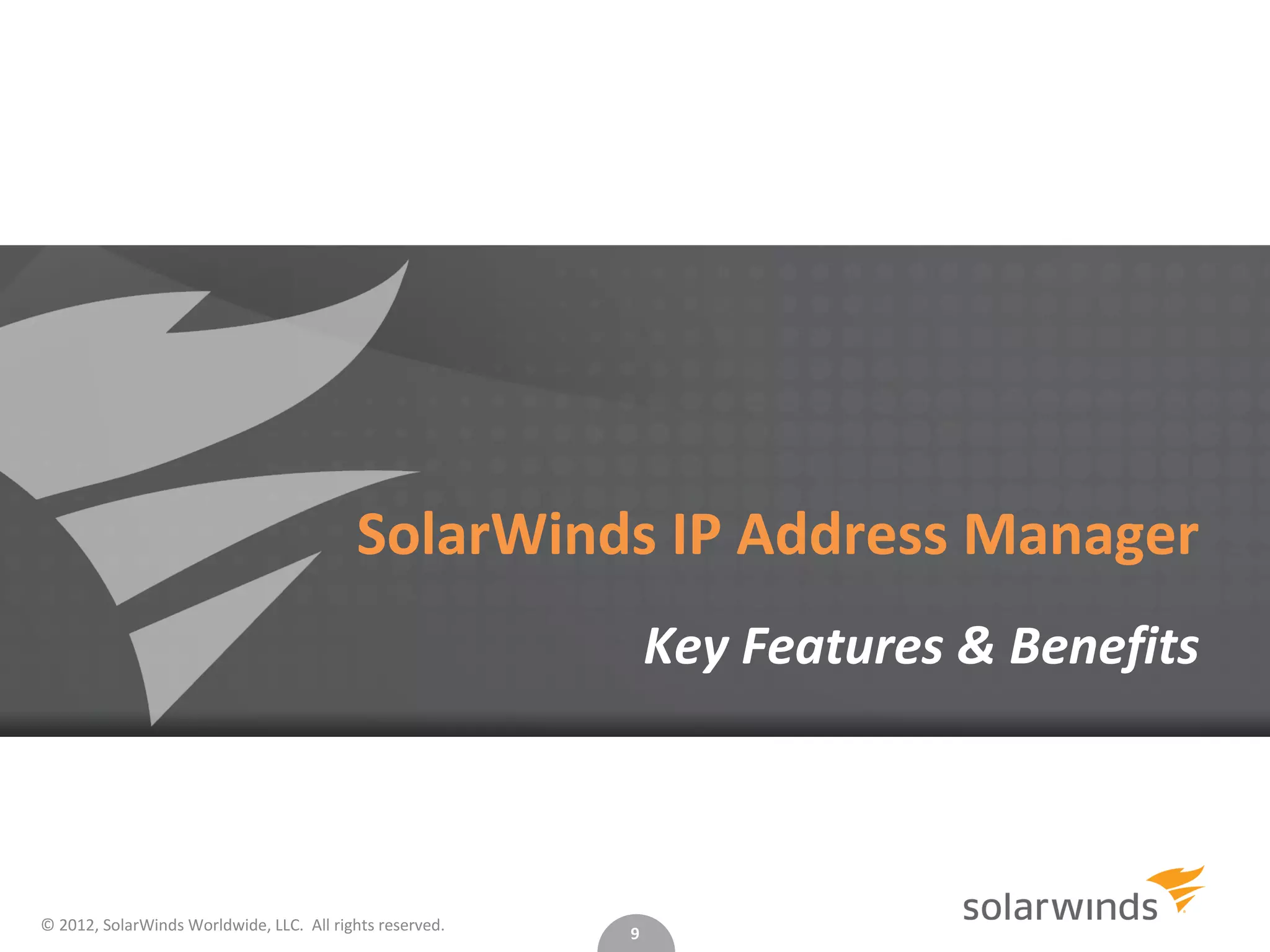 Top 5 Reasons To Consider SolarWinds IPAM Over Infoblox | PPT ...