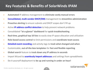 Top 5 Reasons To Consider SolarWinds IPAM Over Infoblox | PPT ...