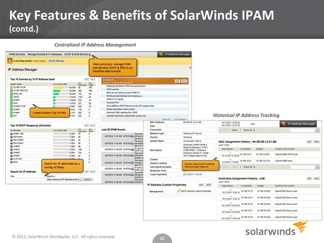 Top 5 Reasons To Consider SolarWinds IPAM Over Infoblox | PPT