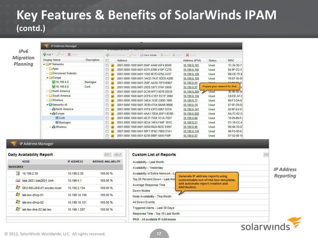Top 5 Reasons To Consider SolarWinds IPAM Over Infoblox | PPT