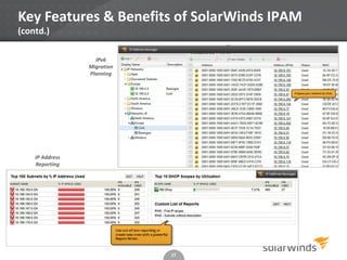 SolarWinds IPAM vs MS Win Server 2012 | PPT