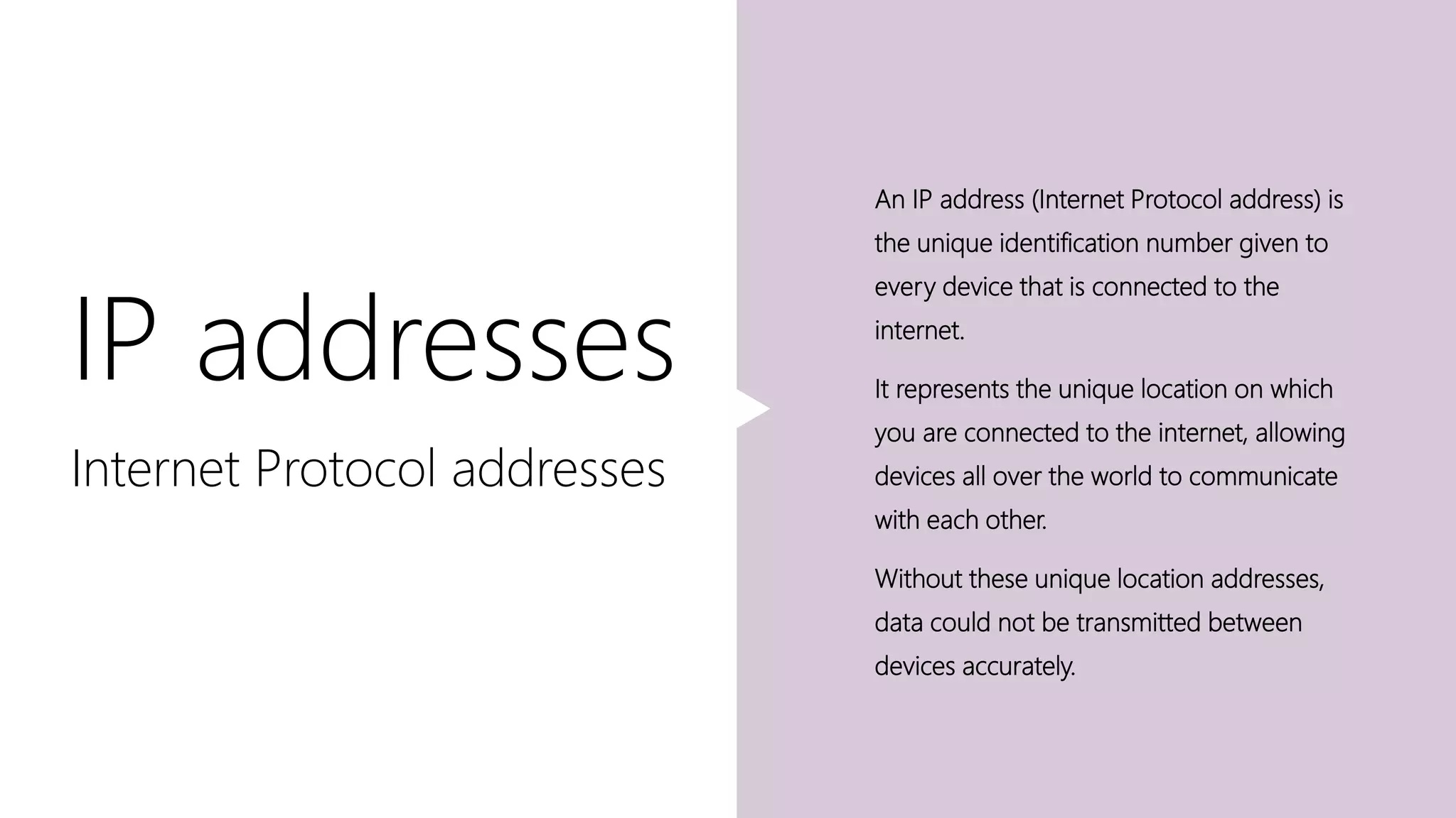 IP and HTML.pptx | Web Design and HTML | Internet