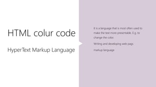 IP and HTML.pptx | Web Design and HTML | Internet