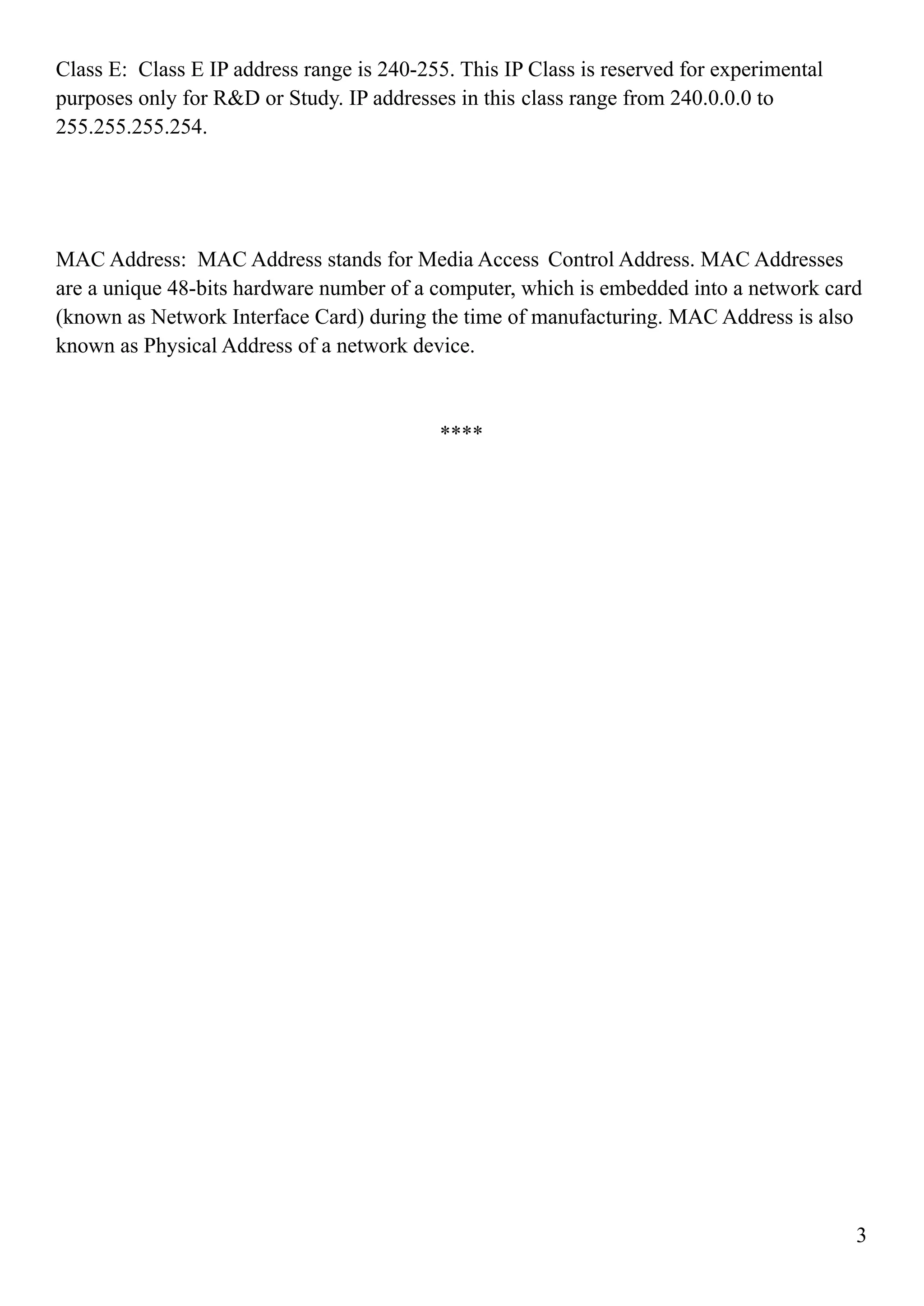 IP and MAC Address | PDF