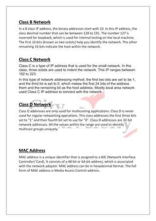 IP and MAC addressing | PDF