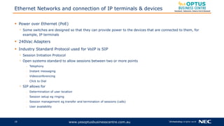 Ip and vo ip phone system benefits nec sv9100 phone system_nec univerge sv9100 | PPTX